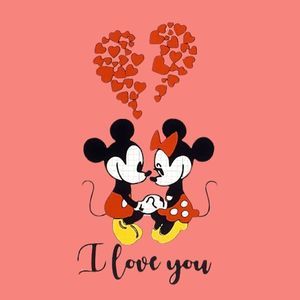 Handmade | Accents | I Love You Mouse Couple Decal | Poshmark